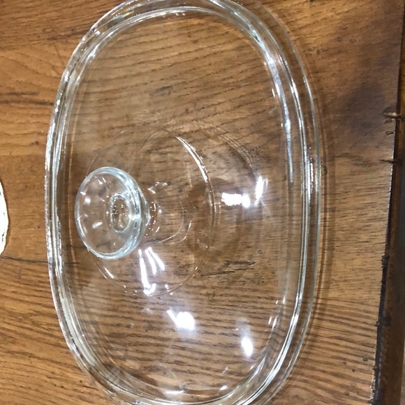 Pyrex | Kitchen | Clear Glass Pyrex Oval Replacement Lid | Poshmark